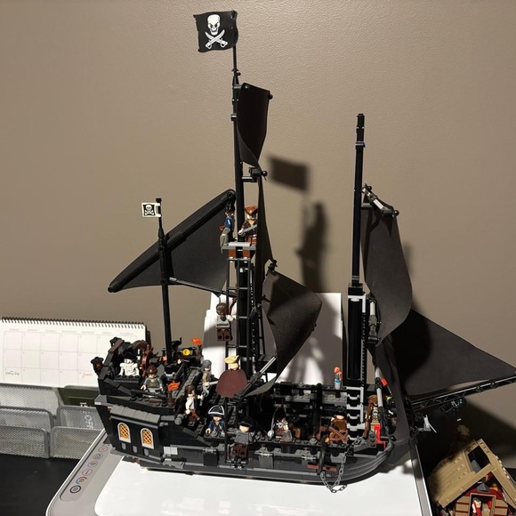 Lego | Toys | Lego Pirate Ship With Black And Gray Details | Poshmark